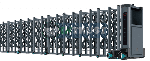 automatic retractable gate | collapsible gate | Automatic Folding ...